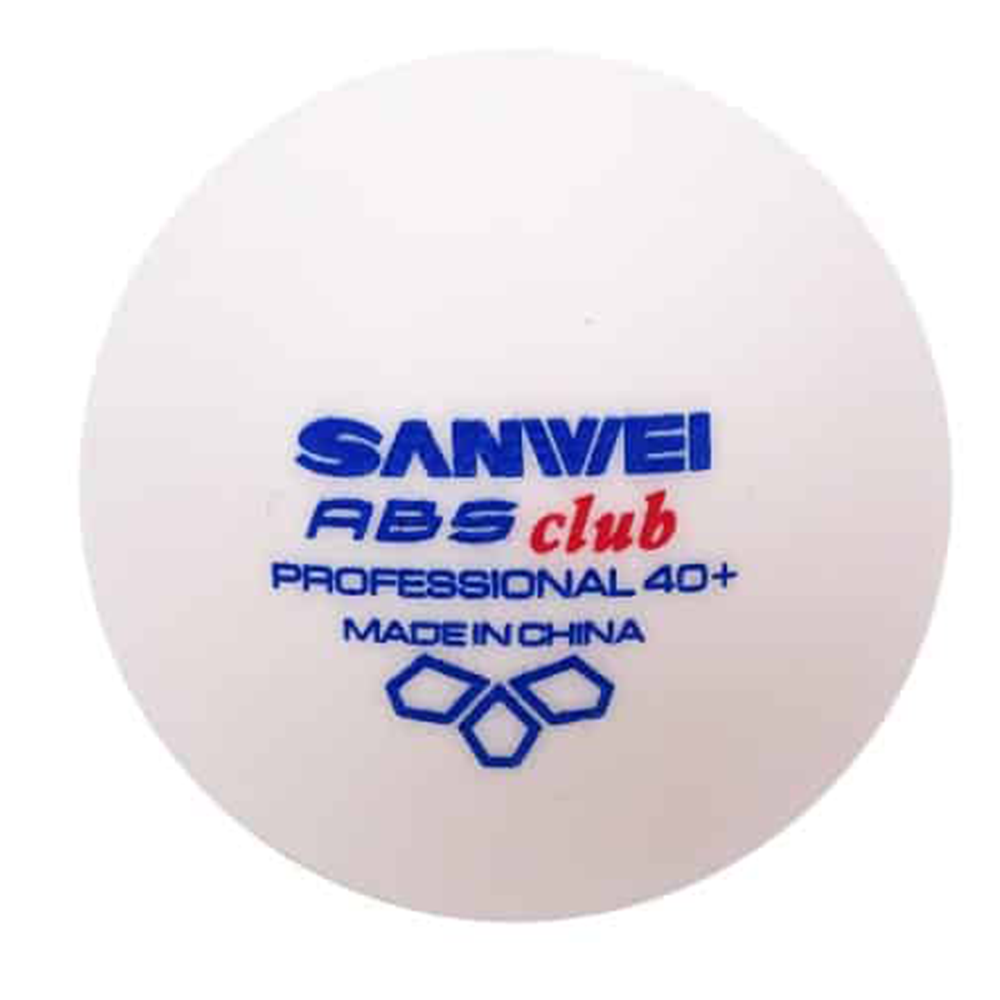 Sanwei ABS Club Table Tennis Ball (10 Pack)