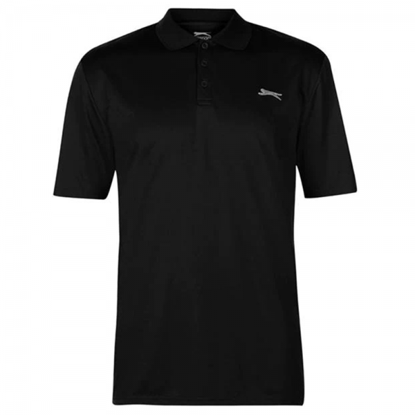 Slazenger Golf Solid Polo Shirt Black Thesportstorepk