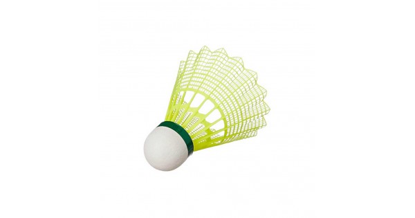 Yonex Mavis 250 Yellow Shuttlecocks-Green Cap (6 Piece Pack)