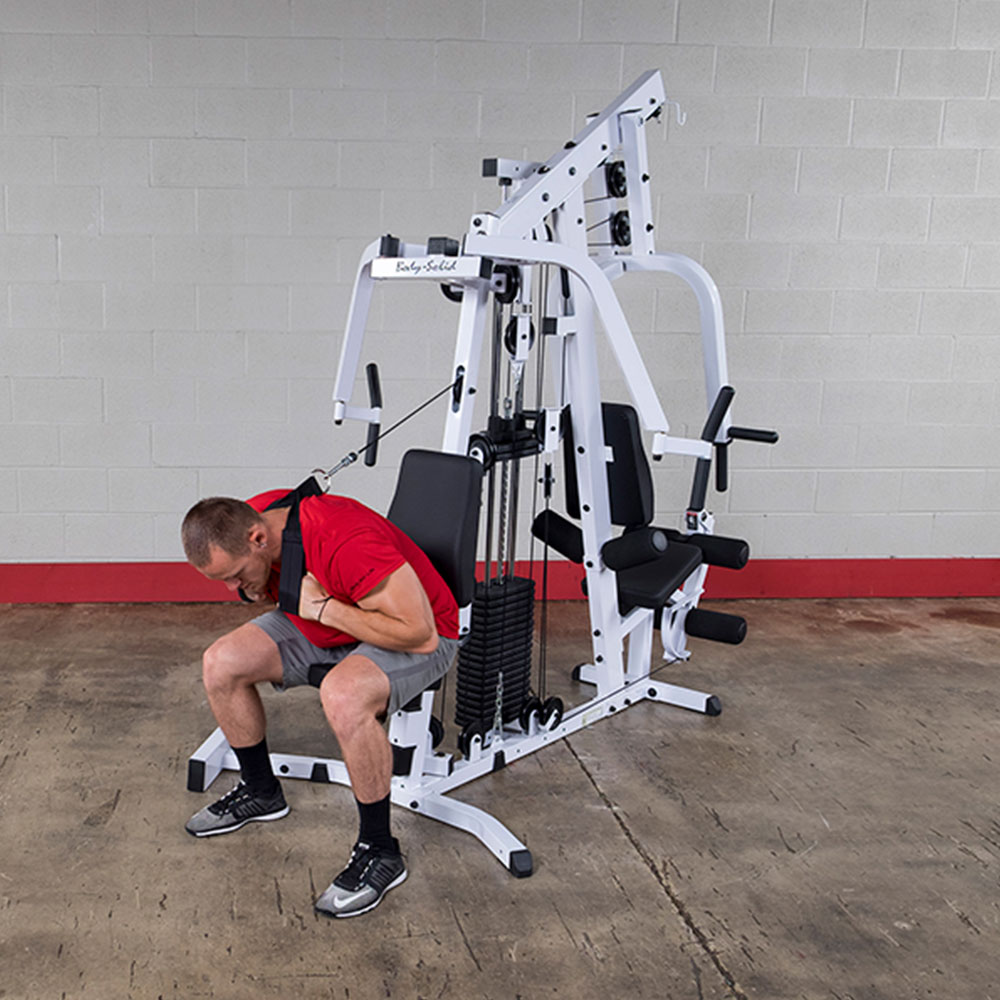 Body Solid EXM2500S Multi Gym with 210 Lb. alloy steel weight stack ...